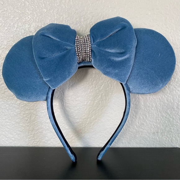 Disney | Accessories | Custom Disney Velvet Ears | Poshmark